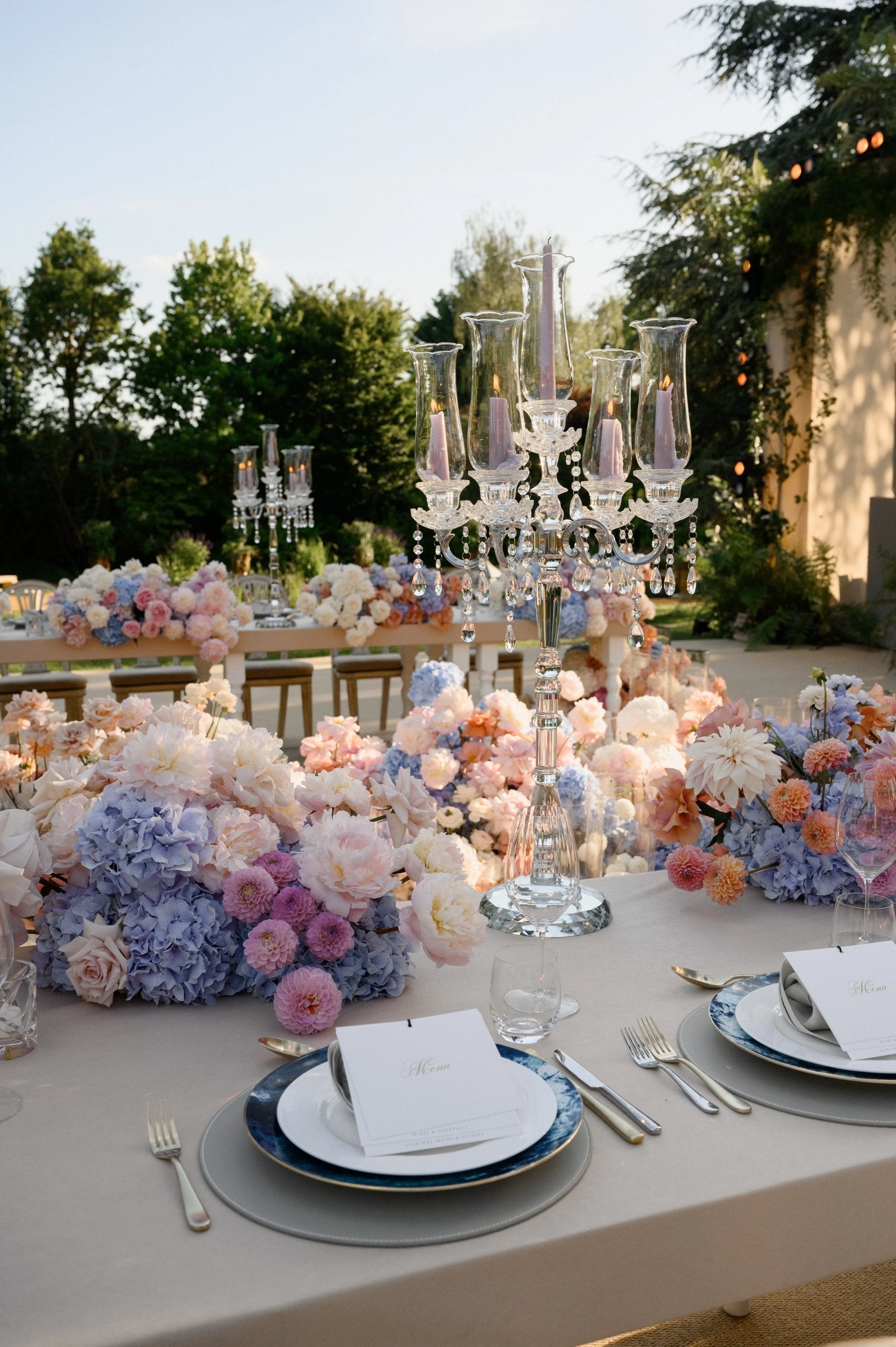 A Luxury Al Fresco Gala Dinner in Pastel | Wild at Heart | Wild at Heart