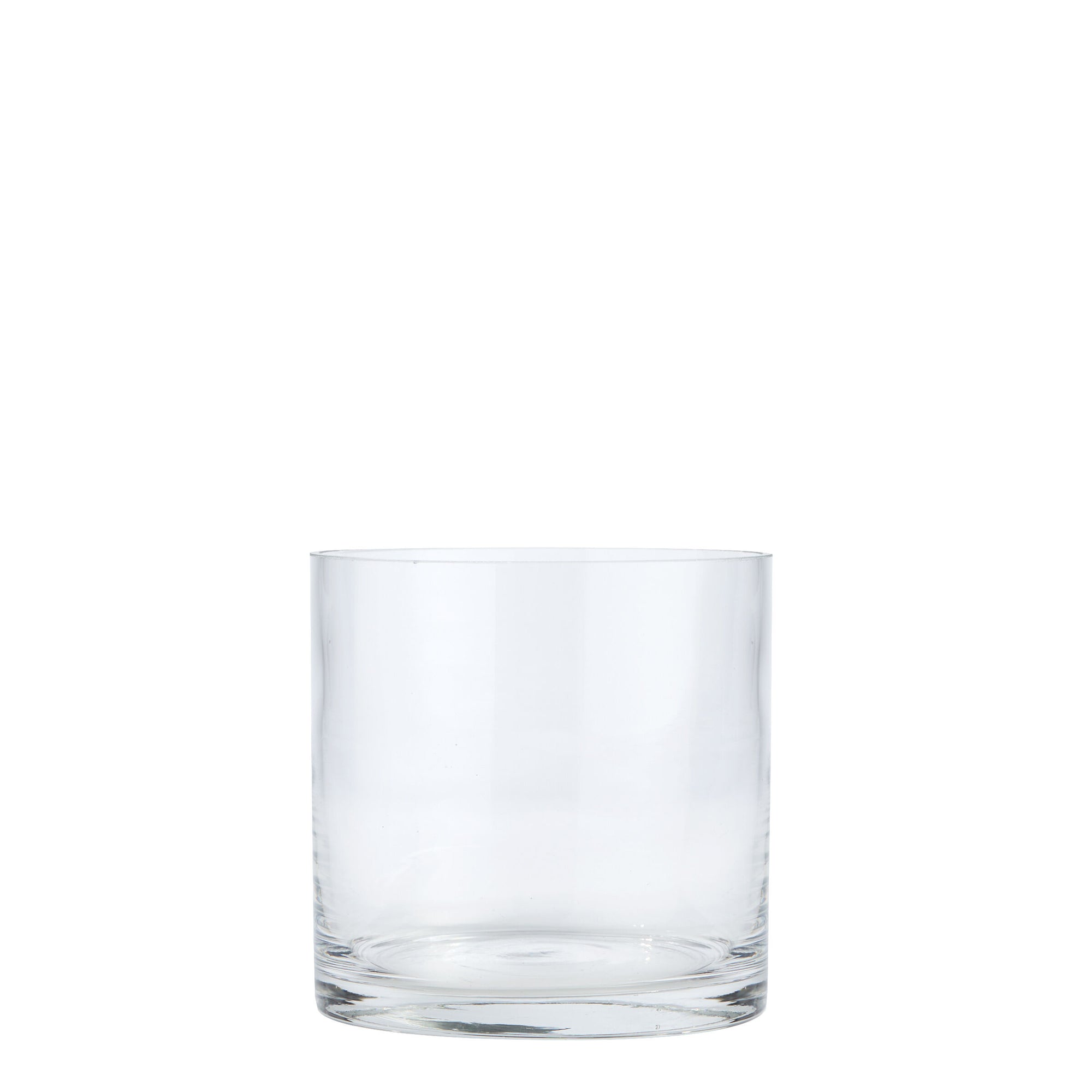 Short Glass Cylinder for Hire - 088 | Wild at Heart