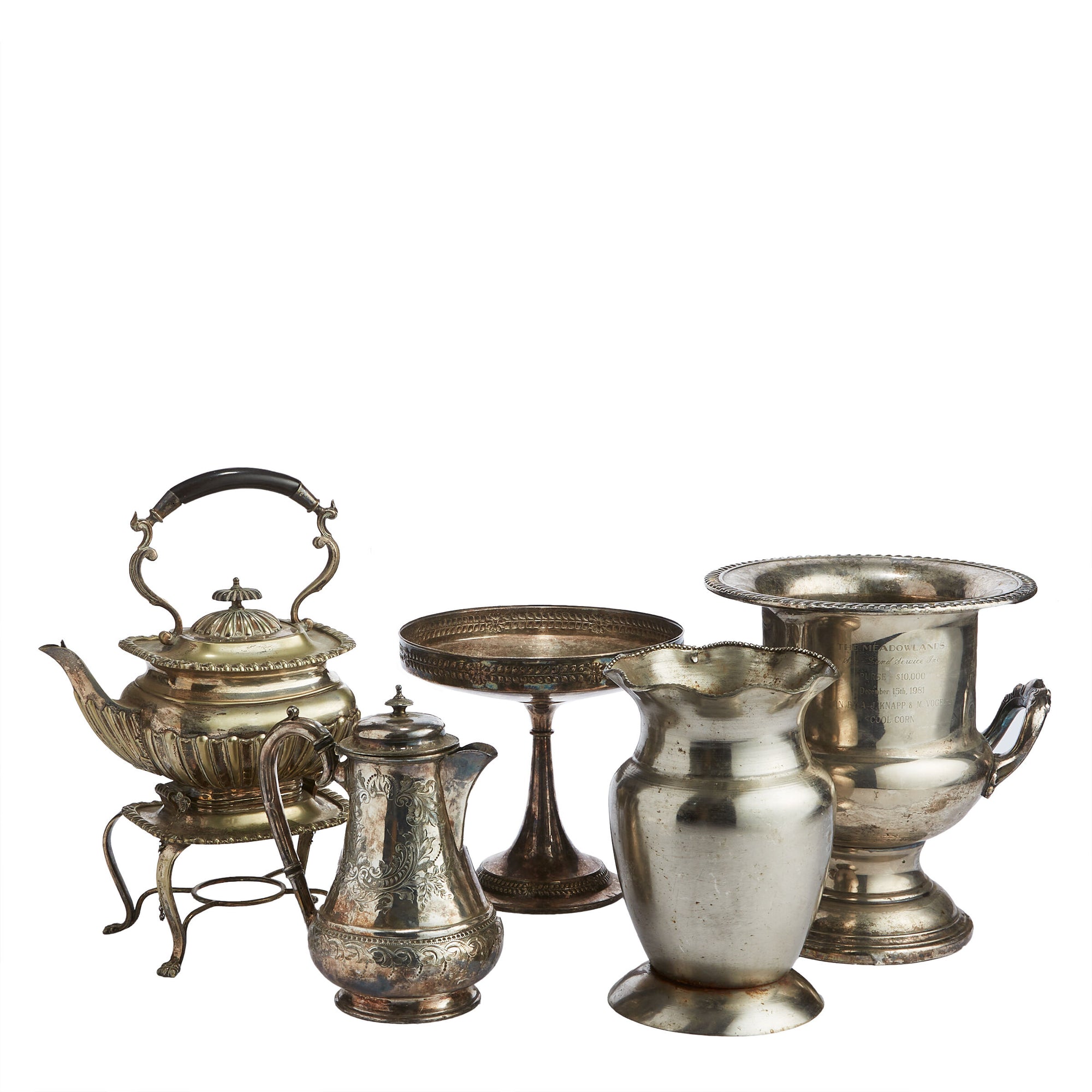 Large Vintage Silver Collection for Hire - 122 | Wild at Heart