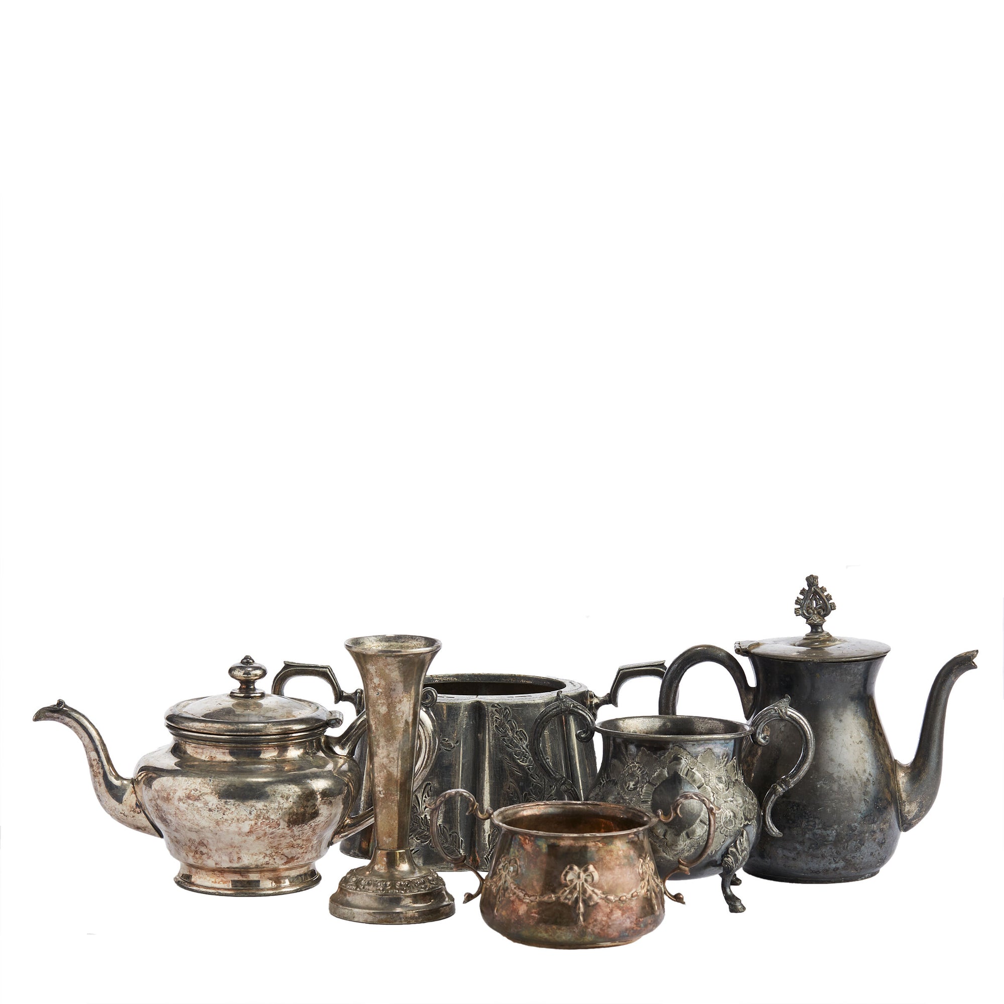 Small Vintage Silver Collection for Hire - 123 | Wild at Heart