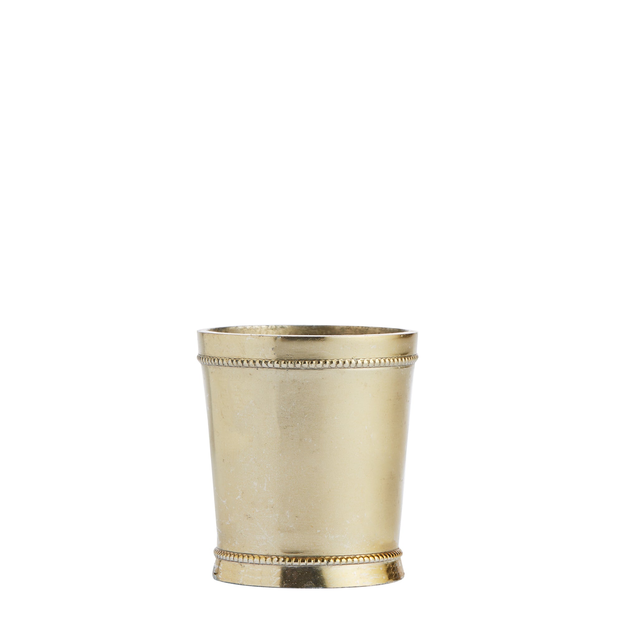 Small Gold Cup Vase for Hire - 290 | Wild at Heart